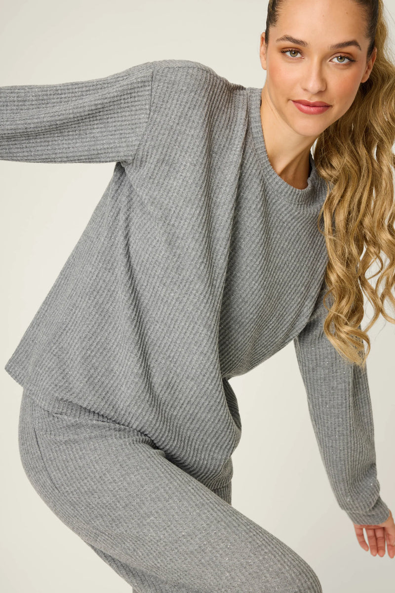 PJ Salvage Fireside Sparkle Pajama Set | CHARCOAL – SFYS